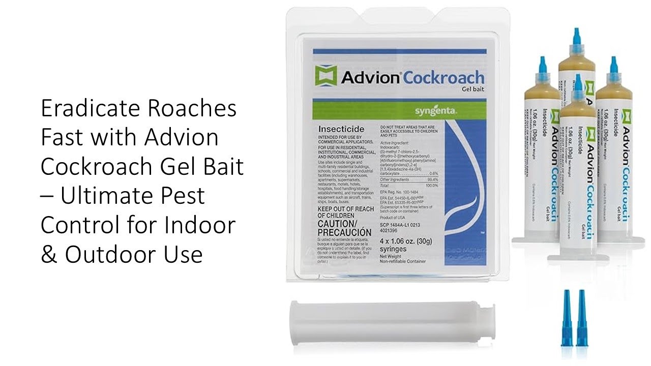 Eradicate Roaches Fast w/ Advion Cockroach Gel Bait – Ultimate Pest ...