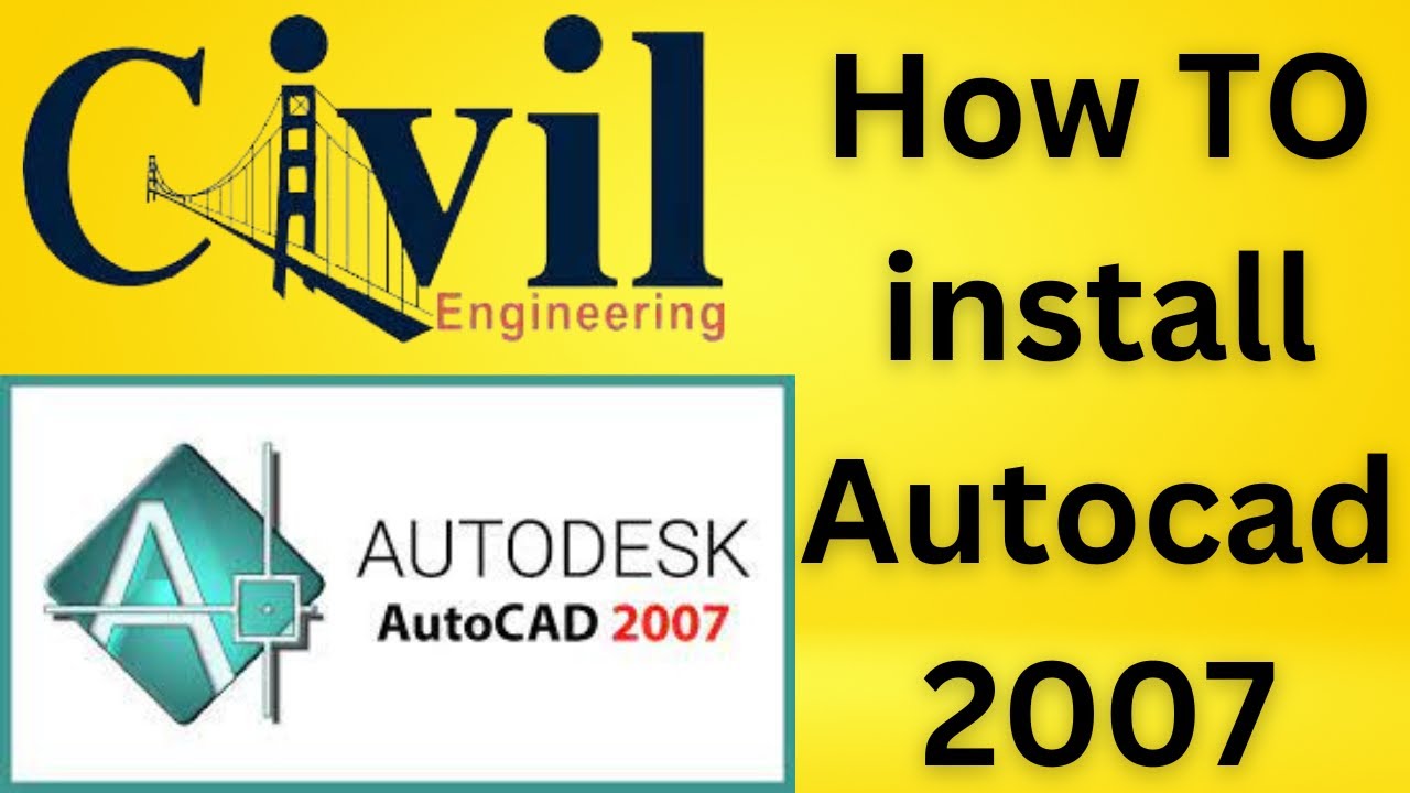 how to install autocad 2007 Computer and Laptop Sir Syed University of ...