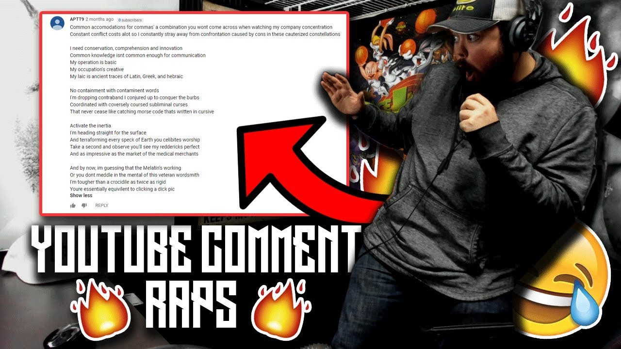 Rapping *CRINGEY* RAPS in the YouTube Comments! - YouTube