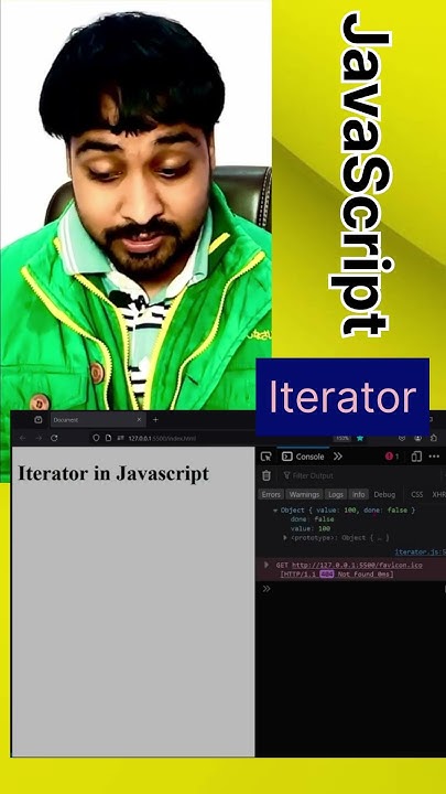 Iterator in javascript - YouTube