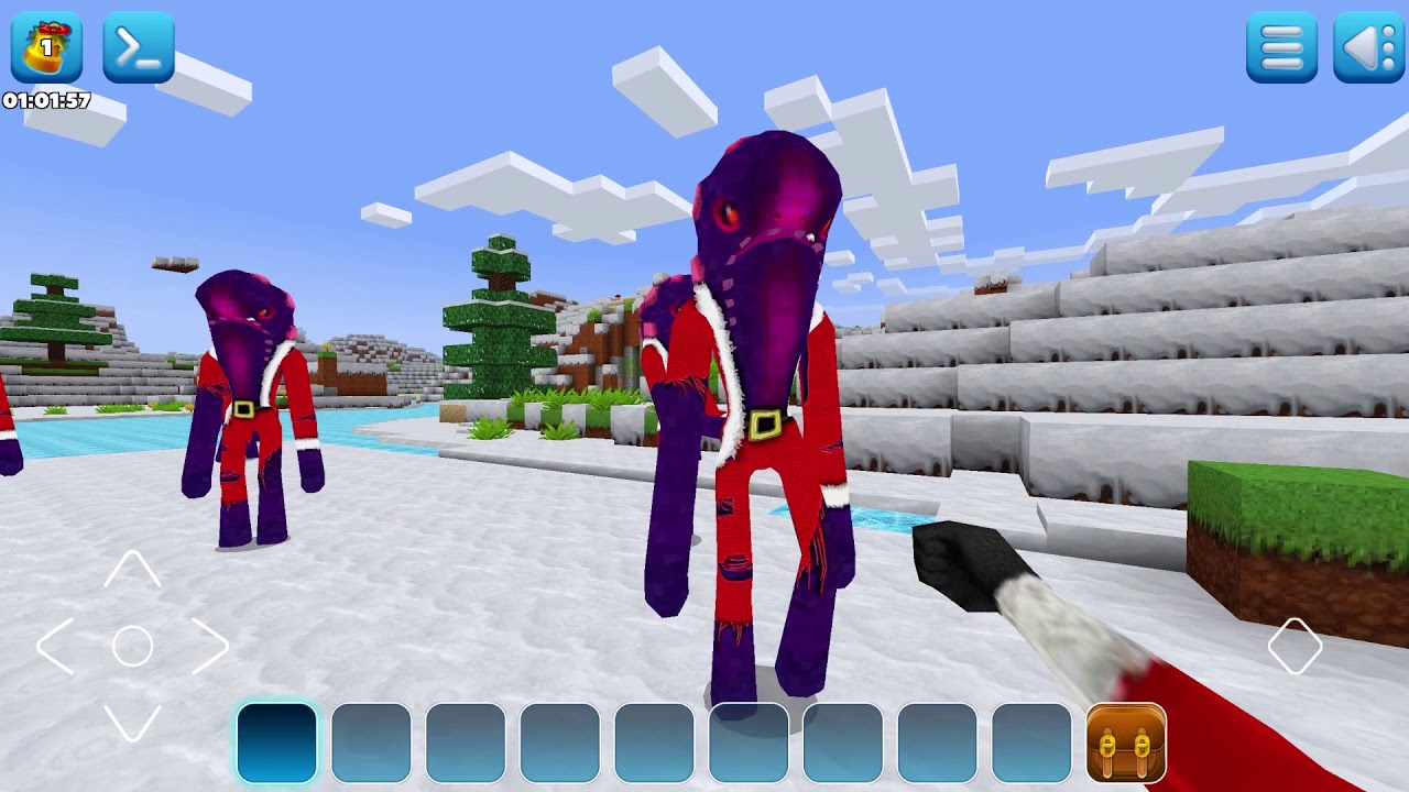 Winter mob: NIGHT CRAWLER in Realmcraft Game || #minecraftfree game # ...