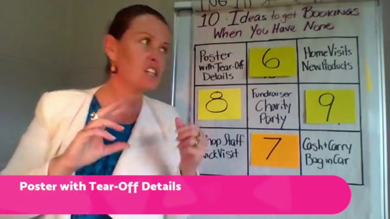 BOOKING IDEA - Poster with Tear-Off Contact Details - YouTube
