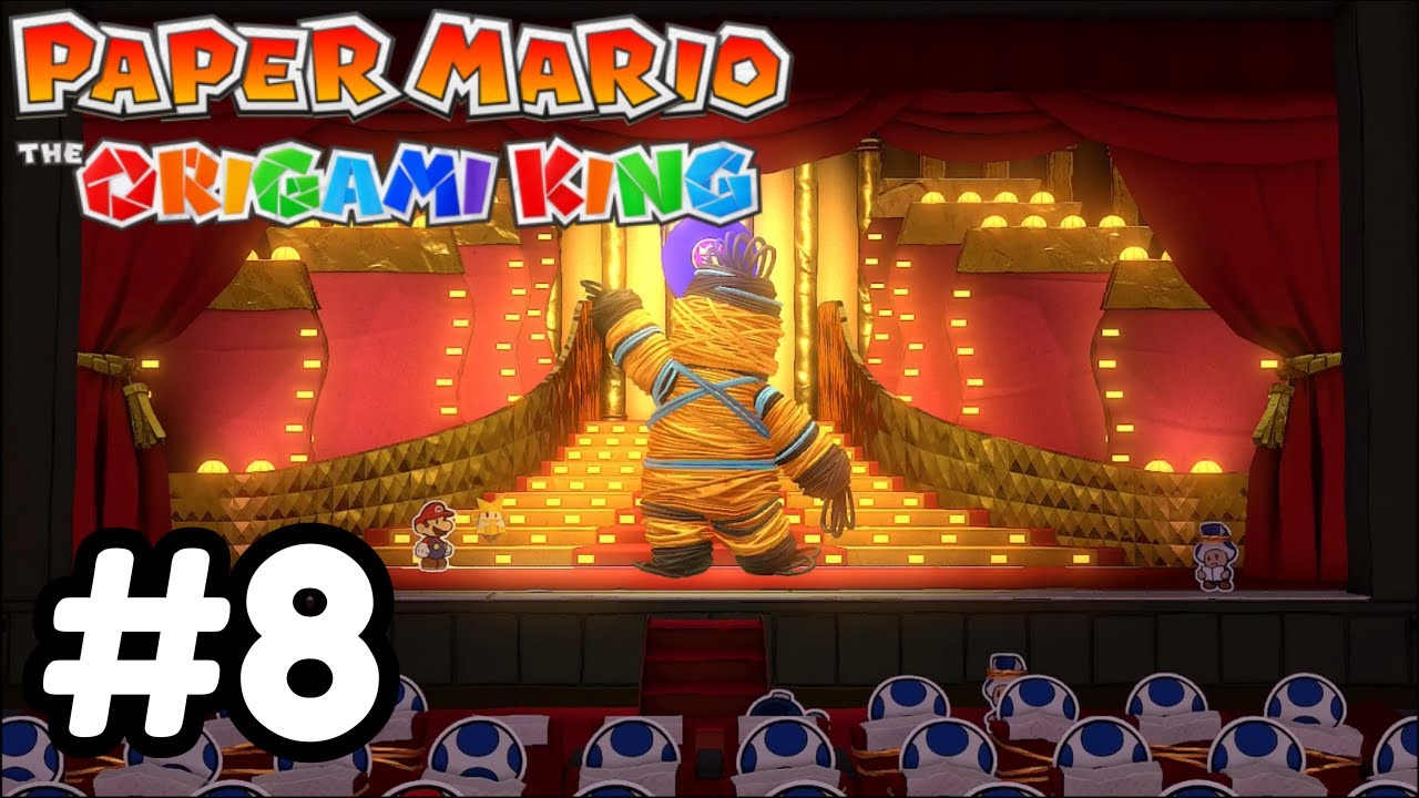 Rubber Band Boss Fight | Paper Mario The Origami King Part 8 - YouTube