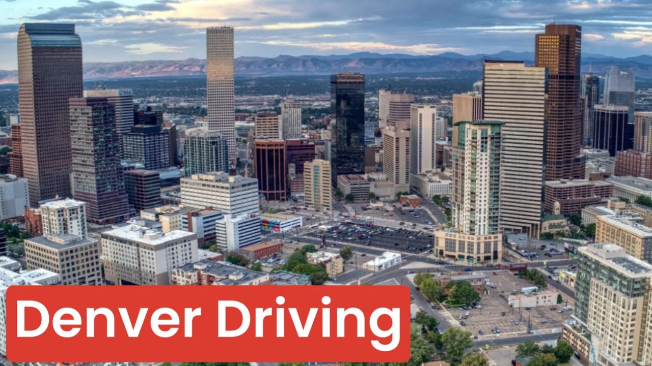 Driving Around Denver Colorado on a Friday Night - YouTube