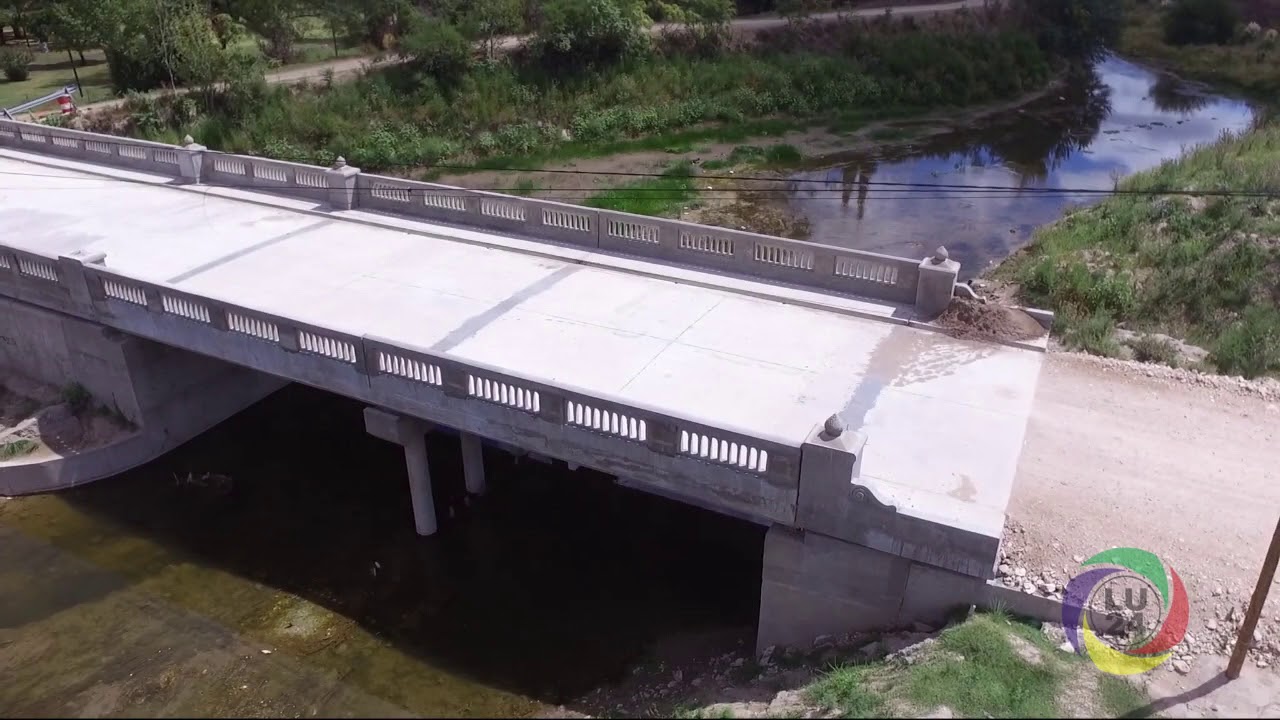 El Puente Roca desde el drone de LU 24 - YouTube