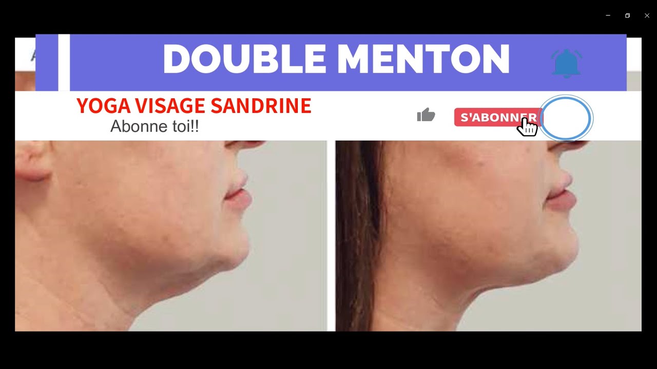 Elimine le double menton, drainage lymphatique #yogavisage # ...