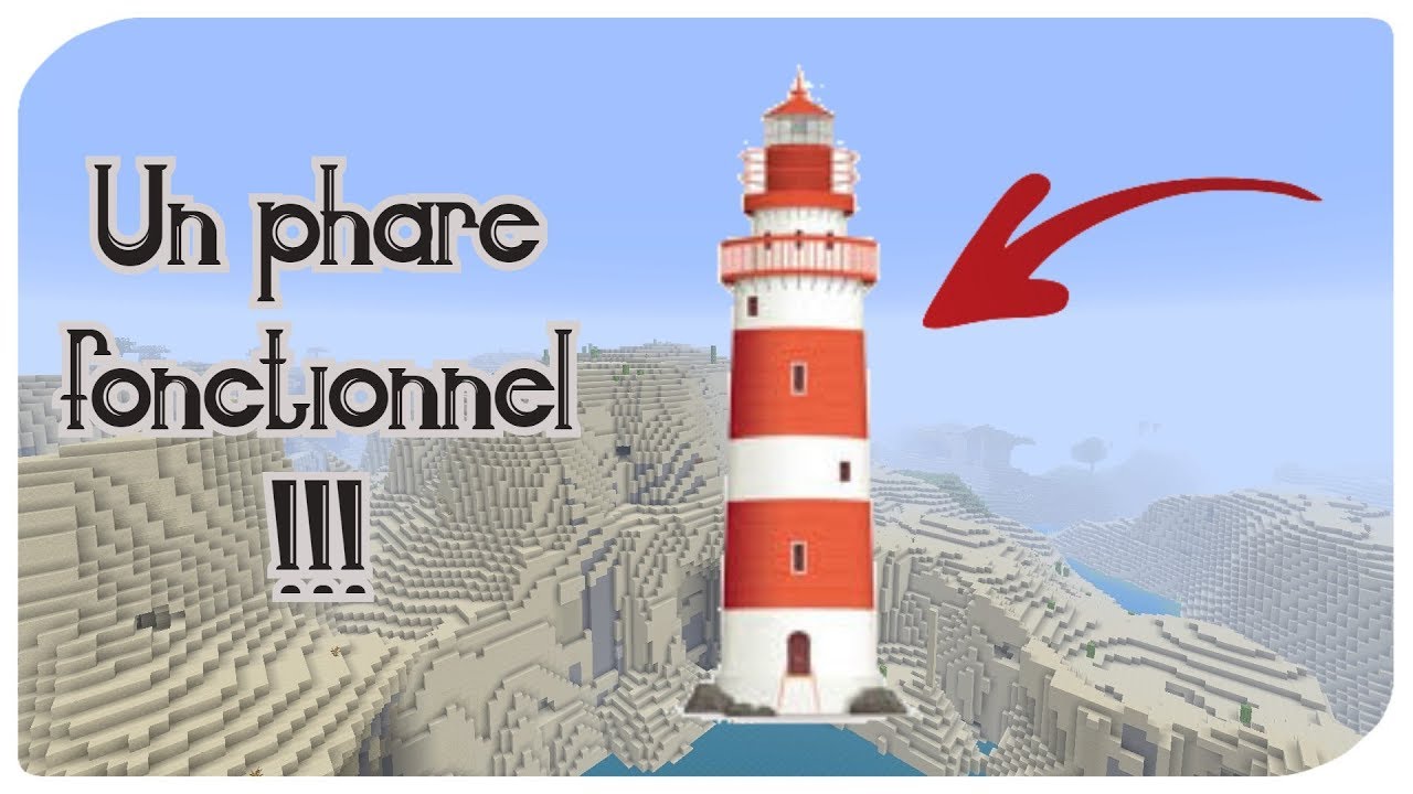 Comment faire un phare fonctionnel ! sur Minecraft - YouTube