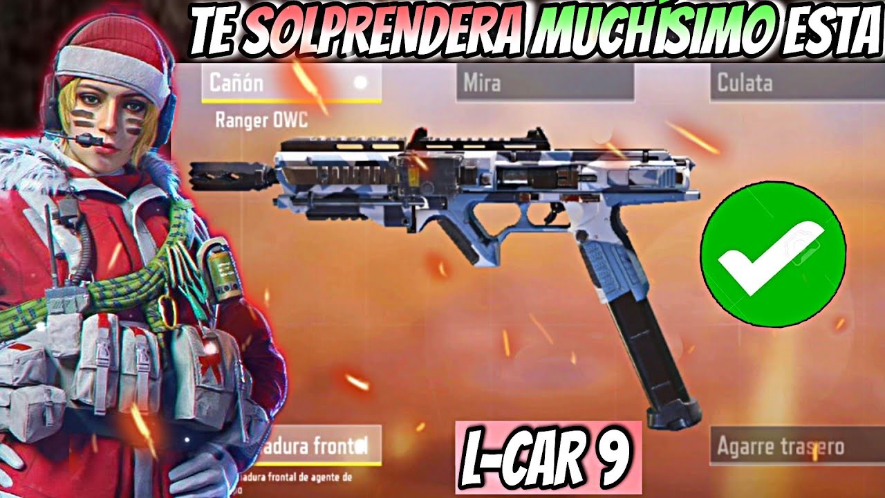 😗MEJOR CONFIGURACIÓN LA MEJOR CLASE DE L CAR 9 COD MOBILE BATTLE ROYALE ...