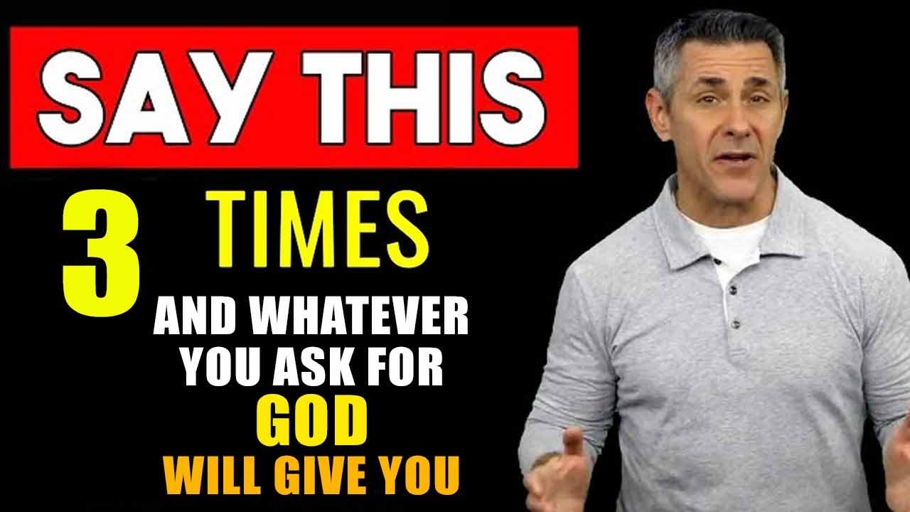 Say This 3 Times a Day & God Will Give Whatever You Ask For And Solves ...