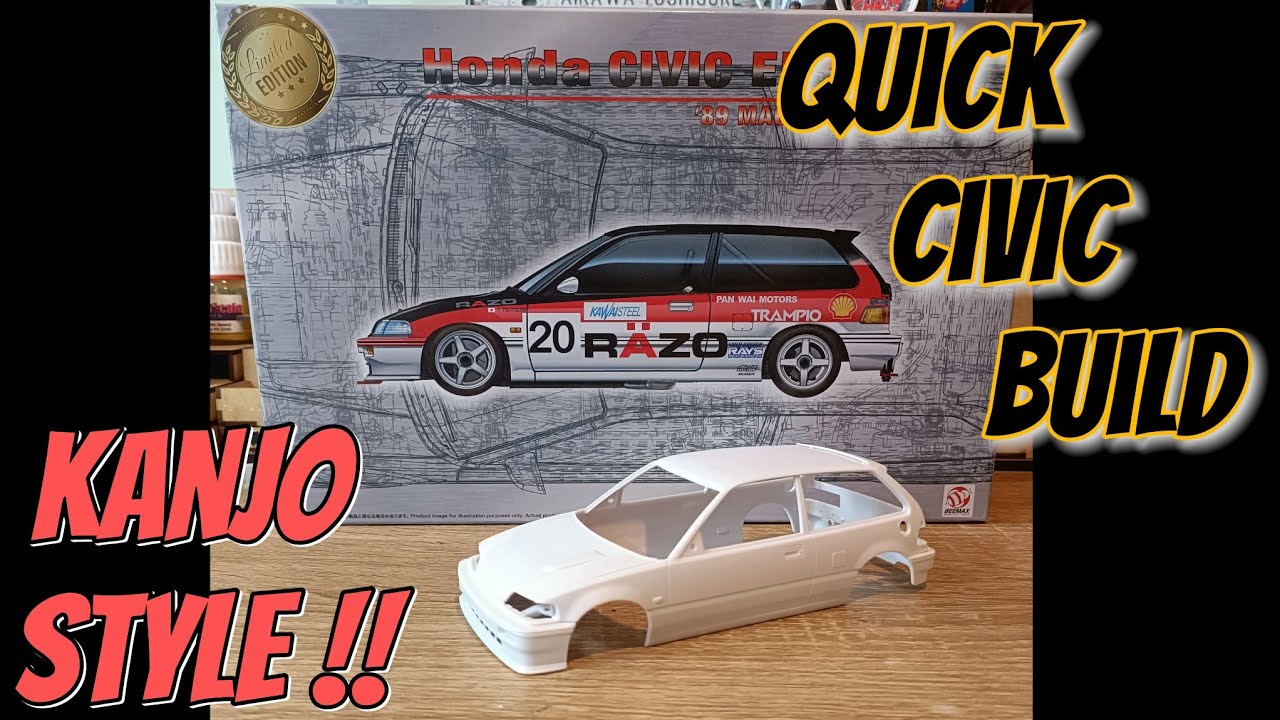 Beemax NuNu Honda Civic - A Quick Kanjozoku Style Build !! - YouTube