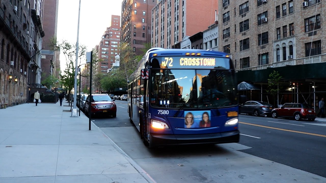 MTA New York City Bus: 2019 New Flyer XD40 Xcelsior #7580 on the M72 ...