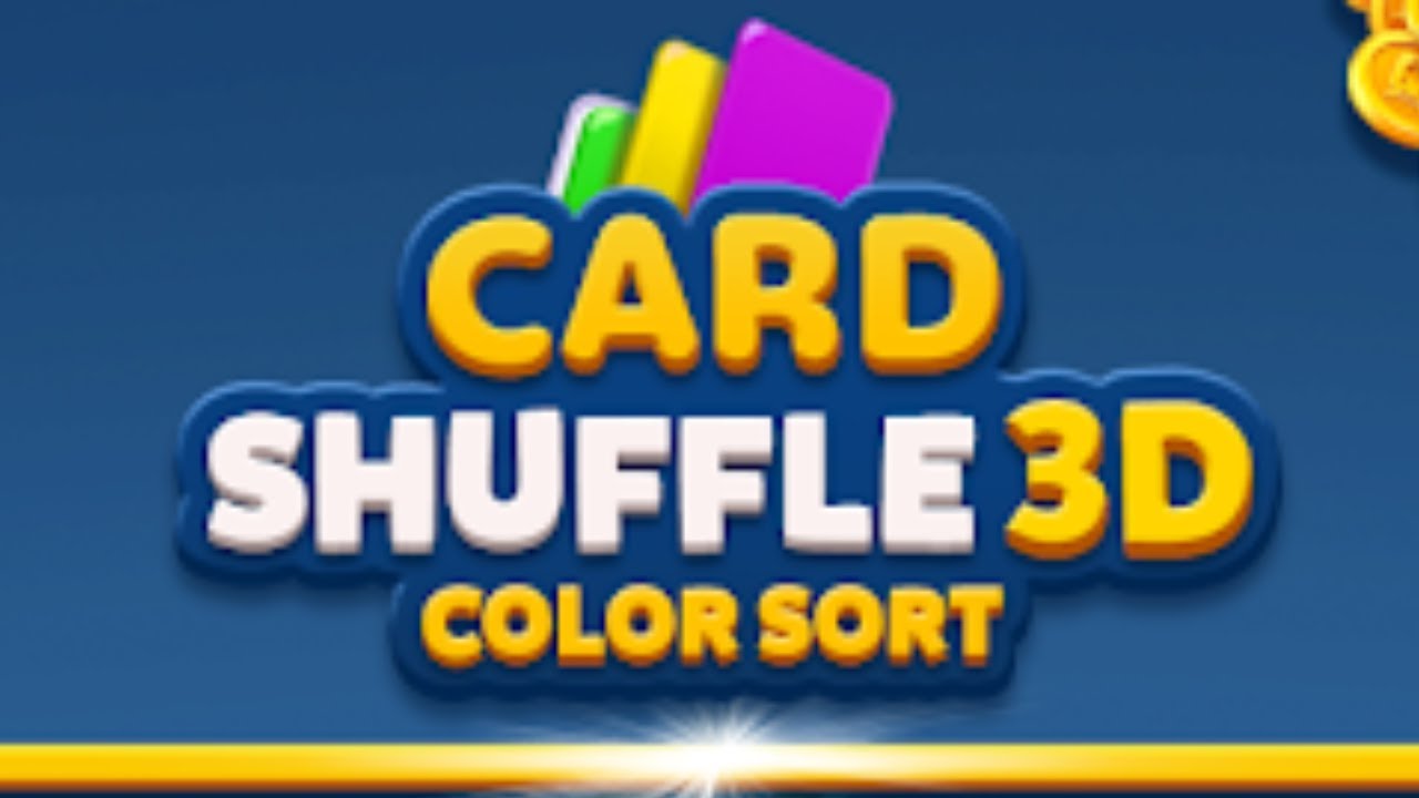 Card Shuffle 3D : Color Sort Game Android Gameplay - YouTube