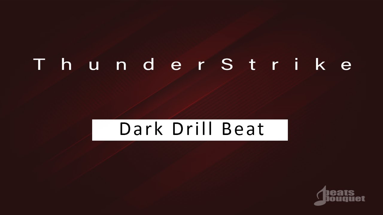 Dark Drill Beat Type 2023 "ThunderStrike" - YouTube
