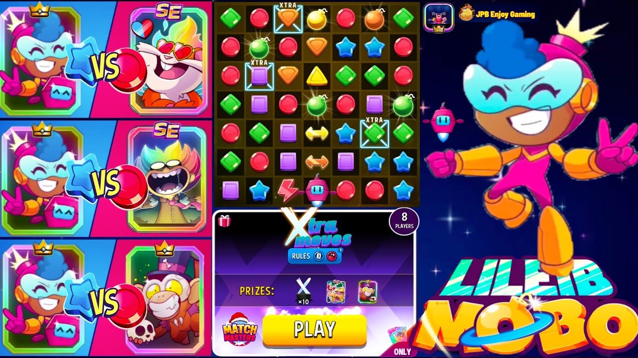 Match Masters Extra Move Tournament Prizes SE Magento and Monkey Joo ...