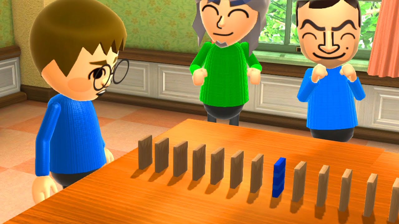 Wii Party U - Dojo Domination Play Mr Bean #2 (Advanced CPU) - YouTube