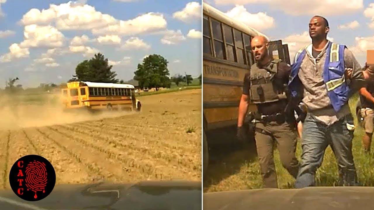 Police Chased the Hijacked School Bus! #policechase #school #chase ...