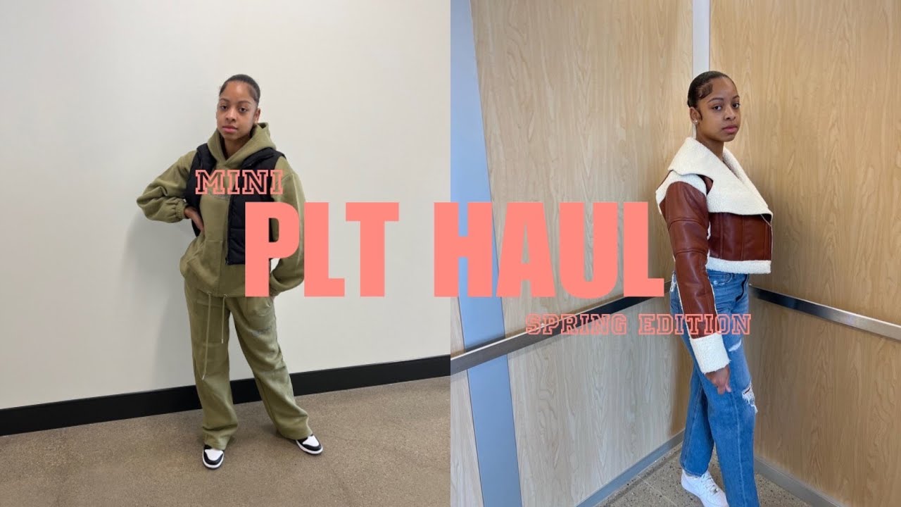 MINI PLT CLOTHING HAUL| SPRING EDITION| PRETTYLITTLETHING - YouTube