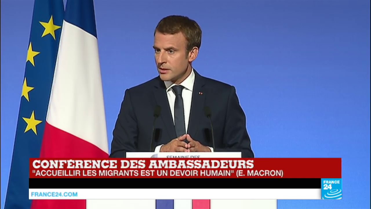 French President Marcon "Join Europe and Africa" - YouTube