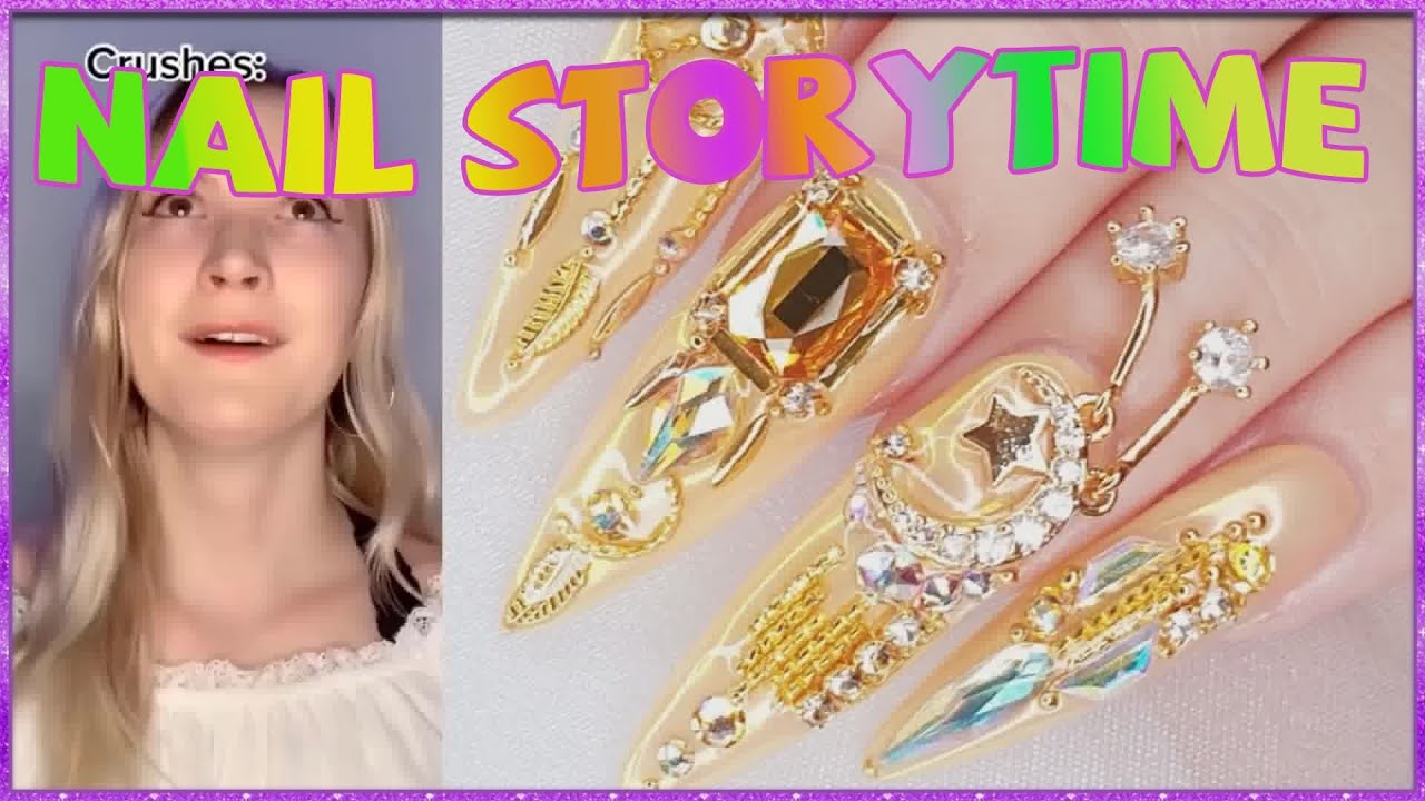 NAIL ART STORYTIME TIKTOK | Satisfying Nail Videos | Nails Art ...