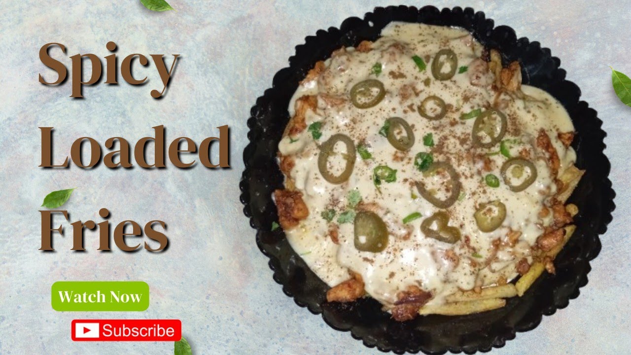 Extra Loaded Chilli Fries Recipe by Amber - YouTube
