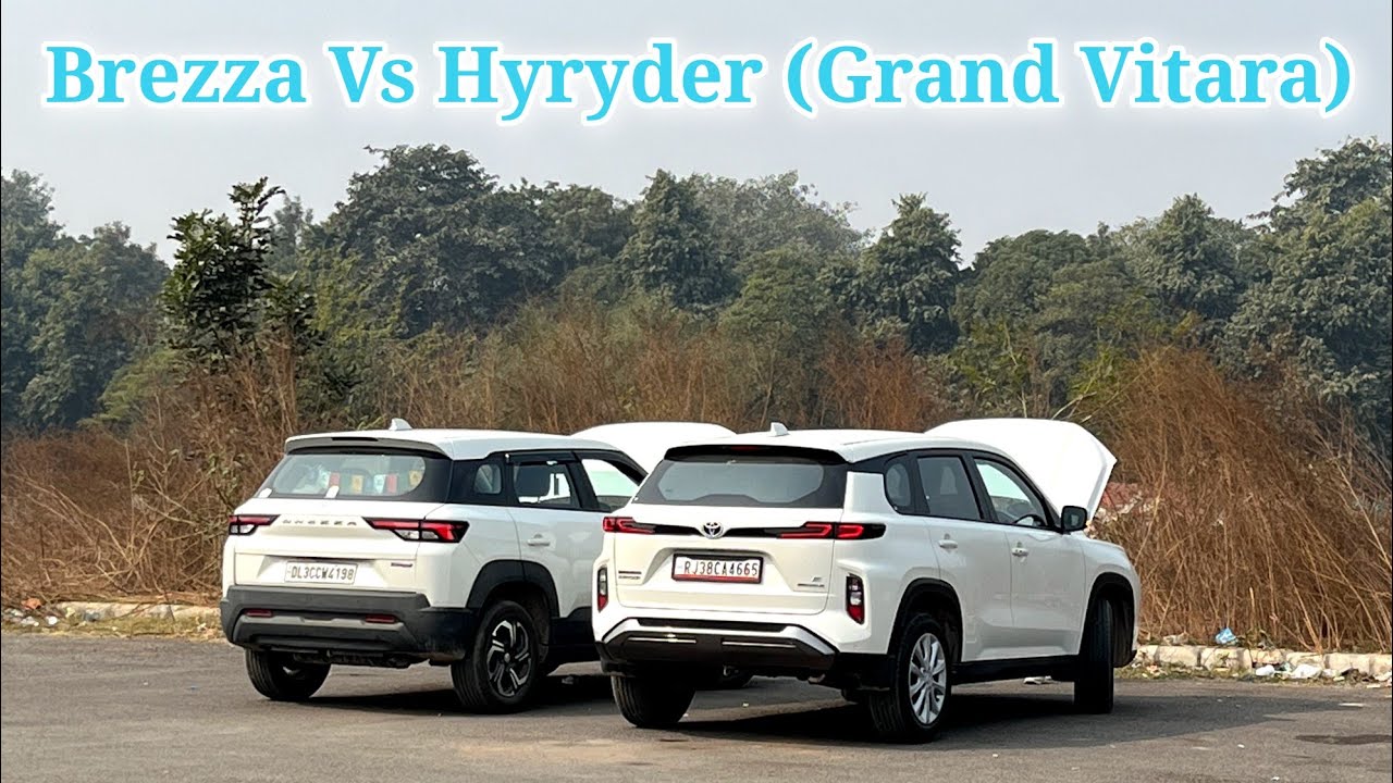 Brezza Vs Grand Vitara Vs Hyryder | Tushar Kaushik - YouTube