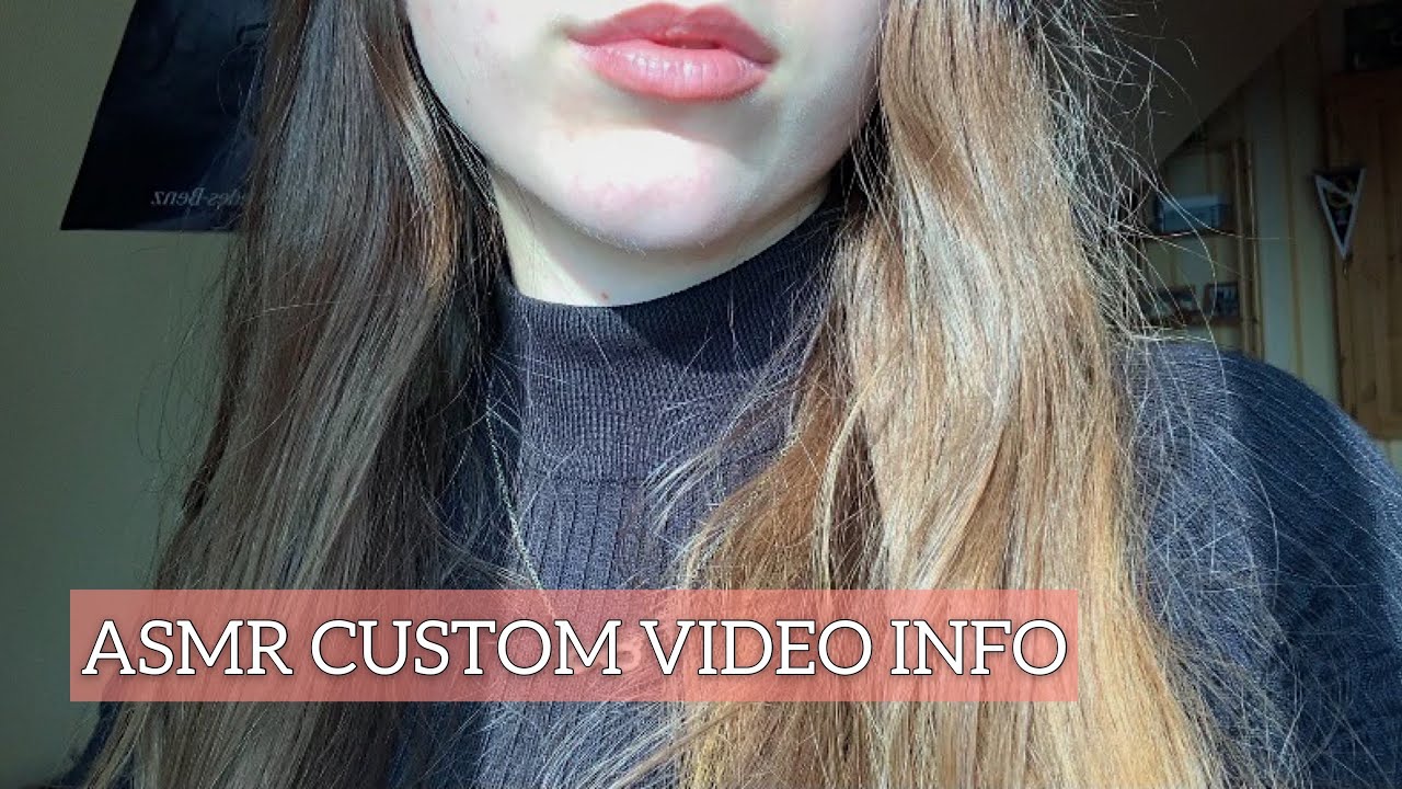 ASMR CUSTOM VIDEOS 🧡 - YouTube