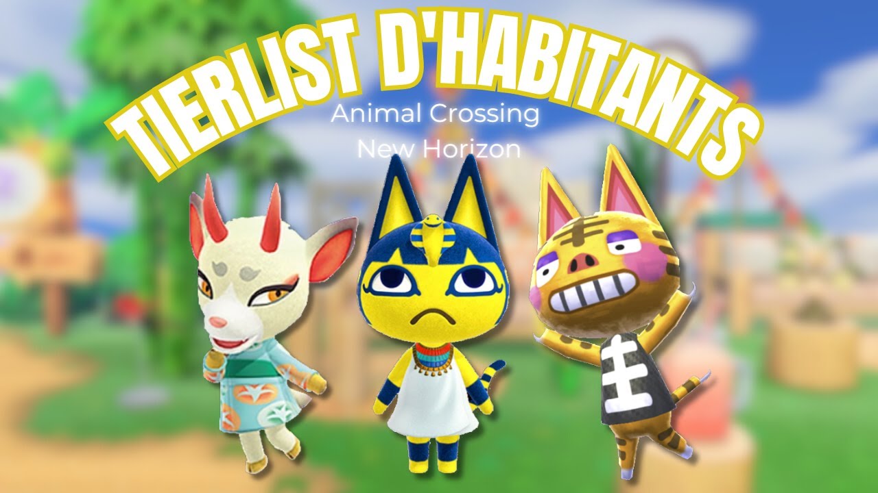 Tierlist d'habitants ACNH 🍉 - YouTube
