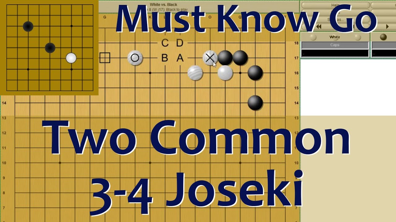 Must Know Go - Common 3-4 Joseki - YouTube