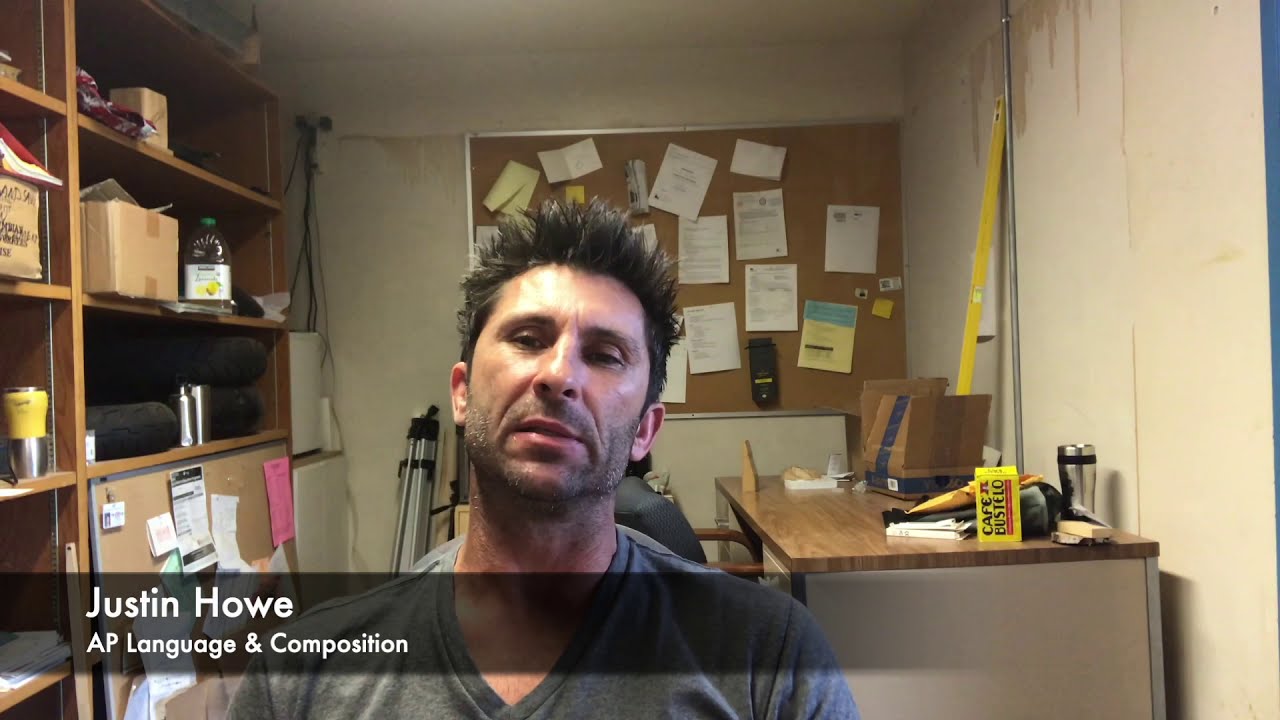 Teachers of AAPLE- Justin Howe, AP Language & Composition - YouTube