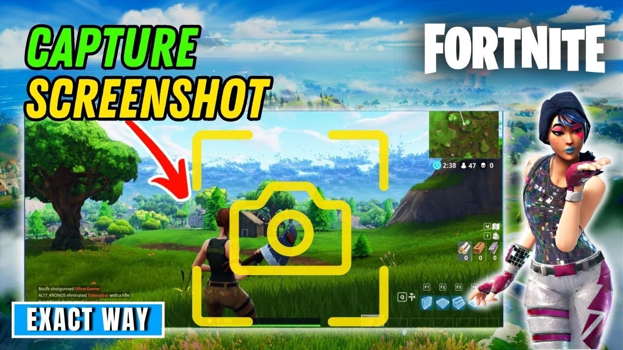 How to take screenshots in Fortnite (PC) - YouTube
