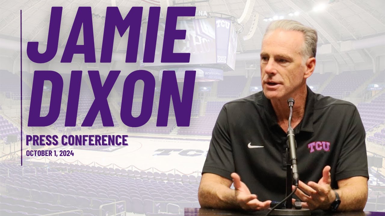 TCU Basketball Head Coach Jamie Dixon Press Conference | October 1 ...