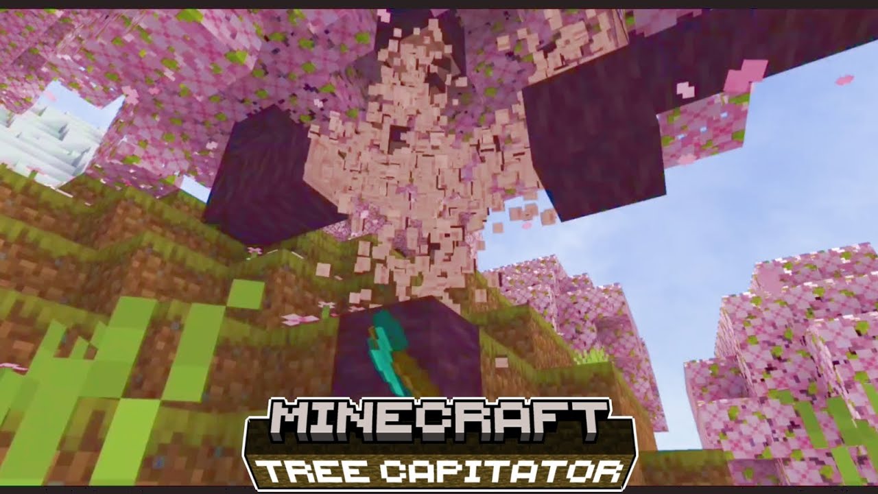 Minecraft Tree Capitator - No experimental required! - YouTube