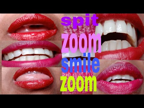 spit zoom smile zoom challenge in 2 in 1 lipstick💄 very interesting lovely ❤ #spitzoomsmilezoom#