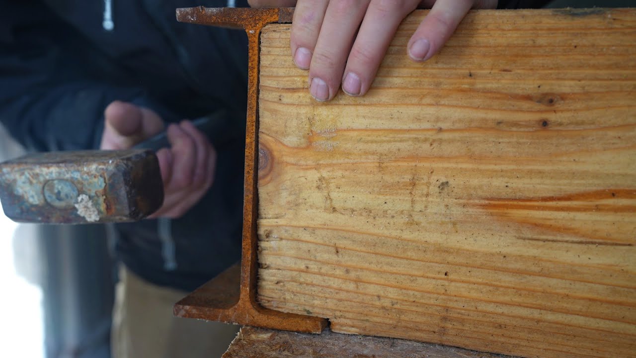 Cutting the profiles, installing the rest of the TOP floor. - YouTube