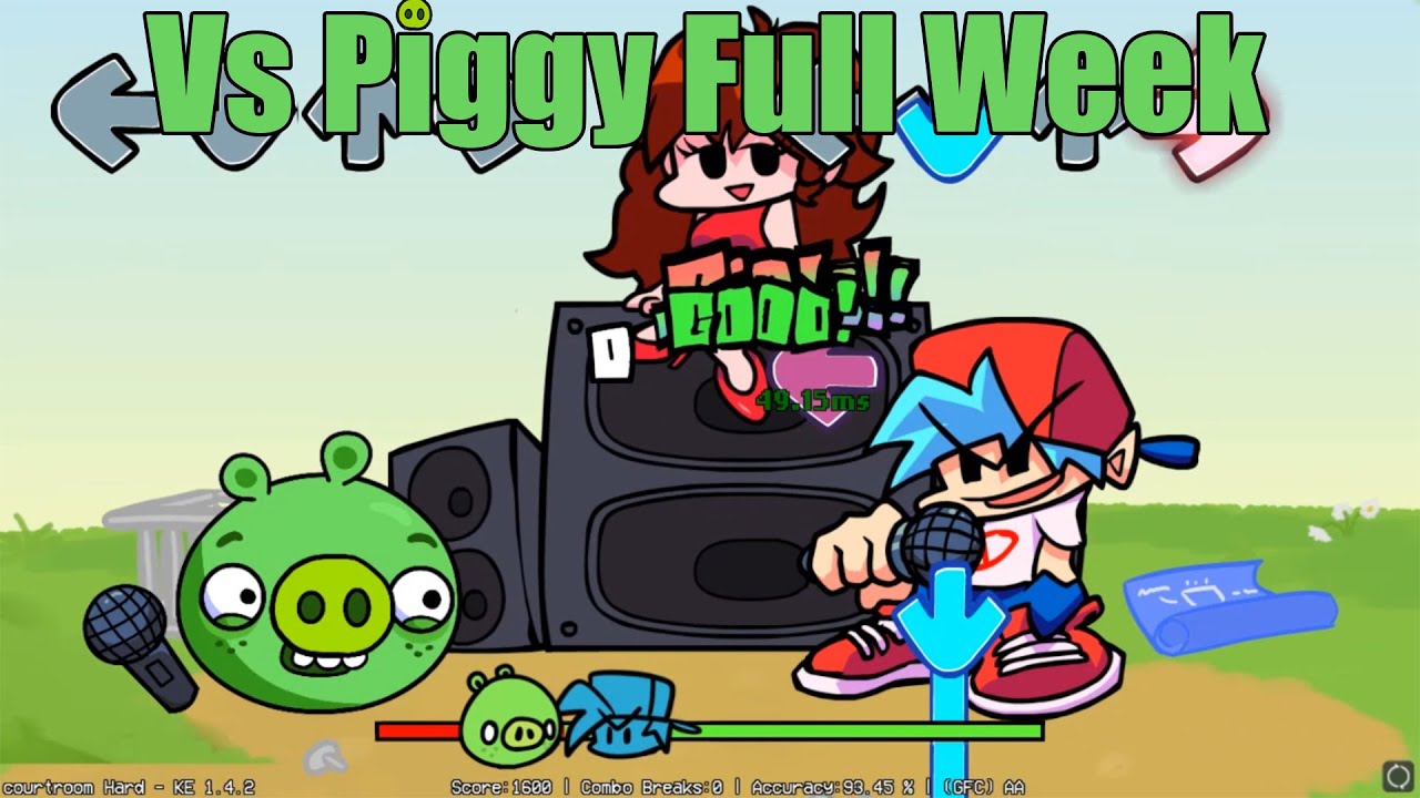 Friday Night Funkin' - Vs Pig Mod + Custscene (Difficulty: Hard) (Angry ...