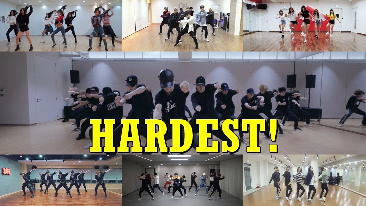 THE REALLY HARDEST CHOREOGRAPHIES ON K-POP - YouTube