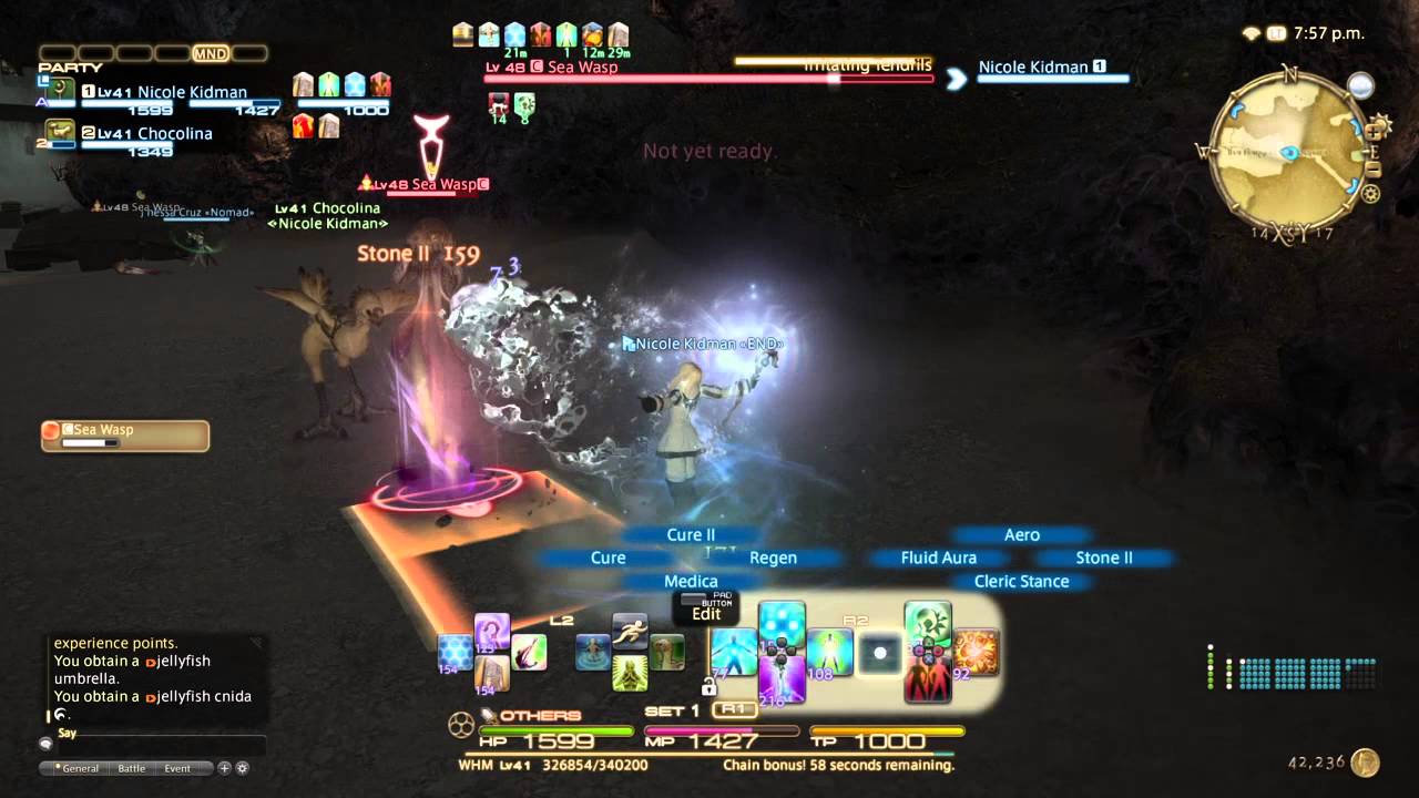 FINAL FANTASY XIV: A Realm Reborn - Cure III - YouTube