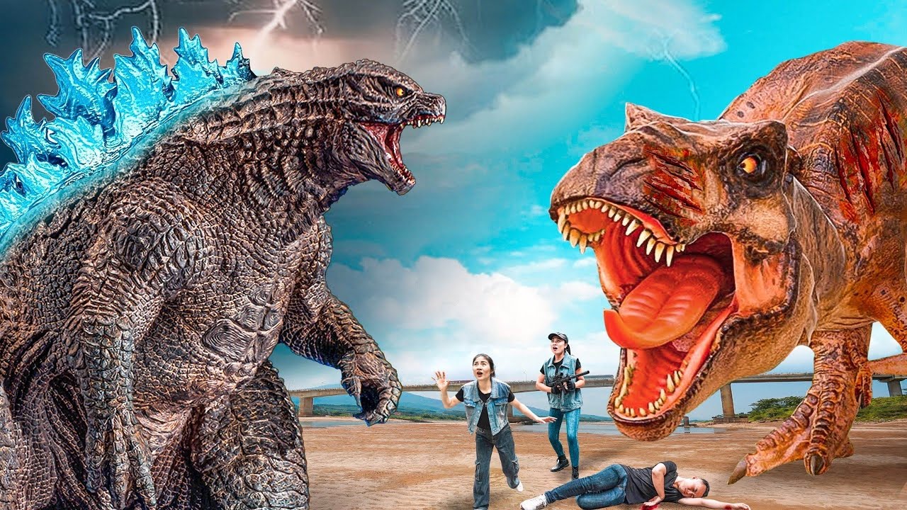 The Best of Dinosaur Attack | T-Rex vs Godzilla | Dinosaur Battles In ...