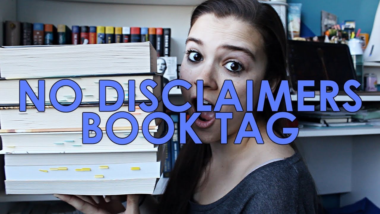 No Disclaimers Book Tag - YouTube