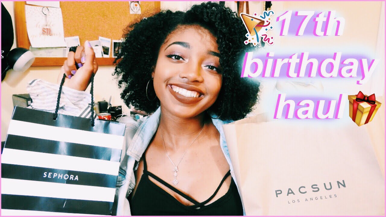 What I Got For My 17th Birthday 2017 !!!!! | Maya Elizabeth - YouTube