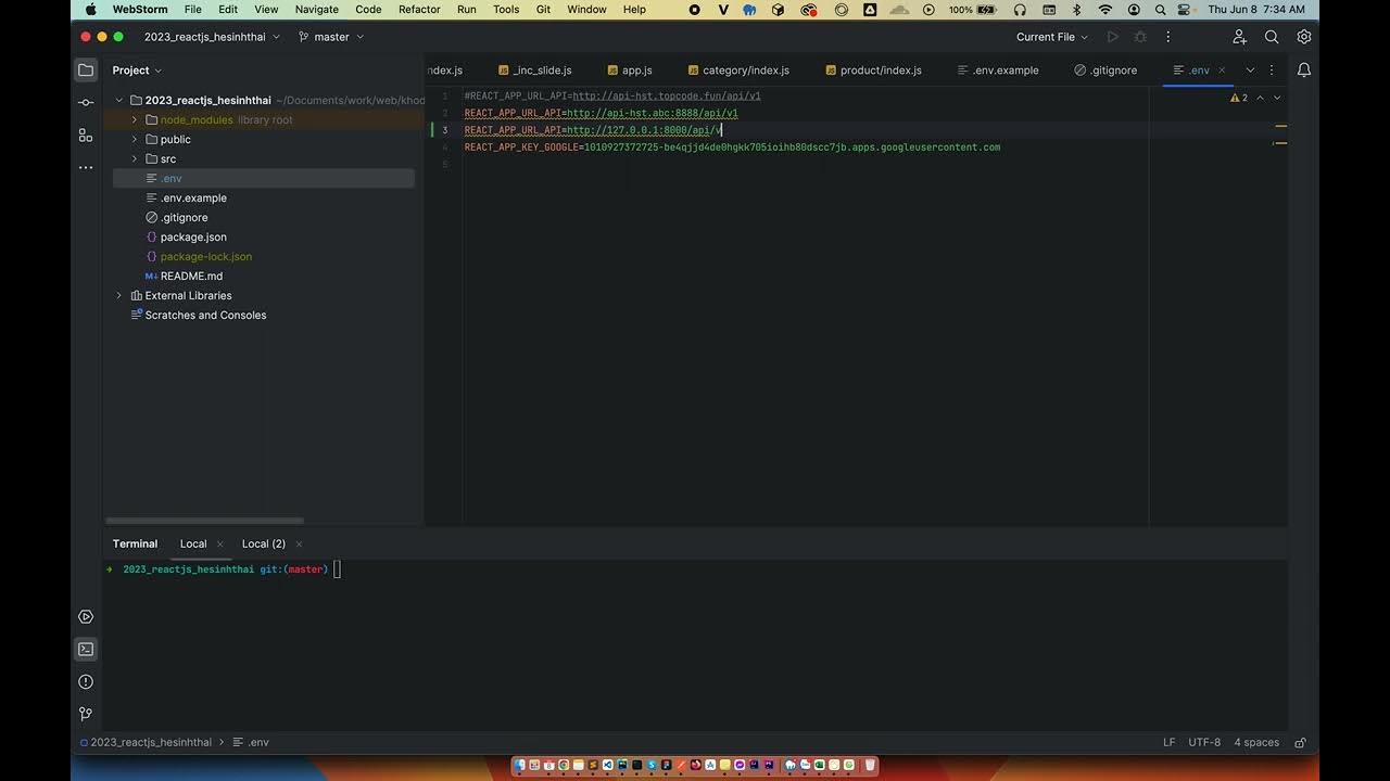 Run project reactjs v2 - 123code.net - YouTube