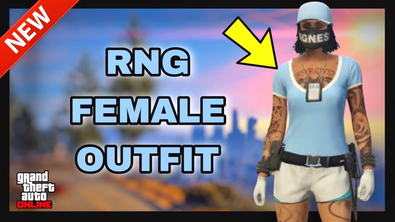 GTA 5 ONLINE - EASY FEMALE RNG TRYHARD OUTFIT WITH BELT MERGE,IAA ...