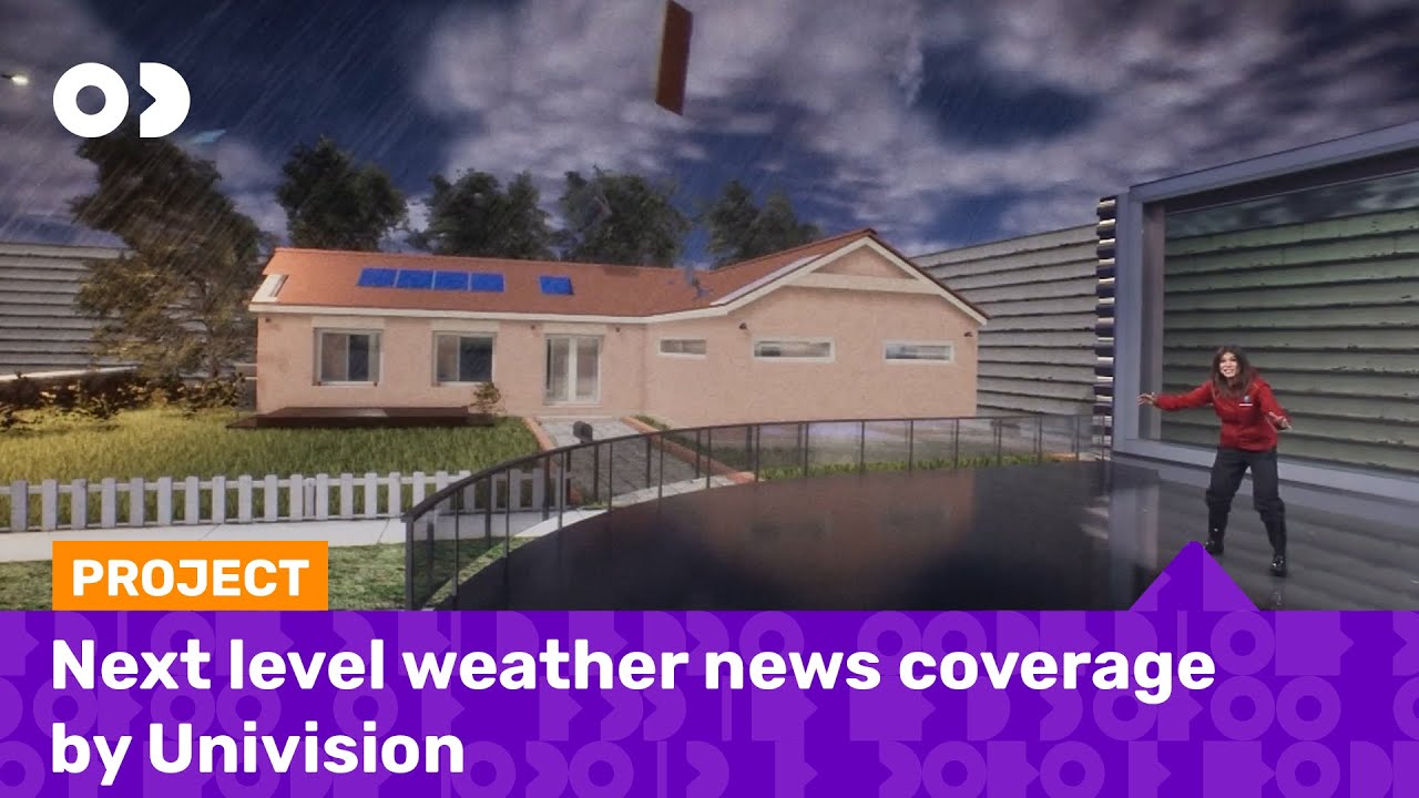 Next Level Weather News Coverage from Univision with Zero Density's # ...