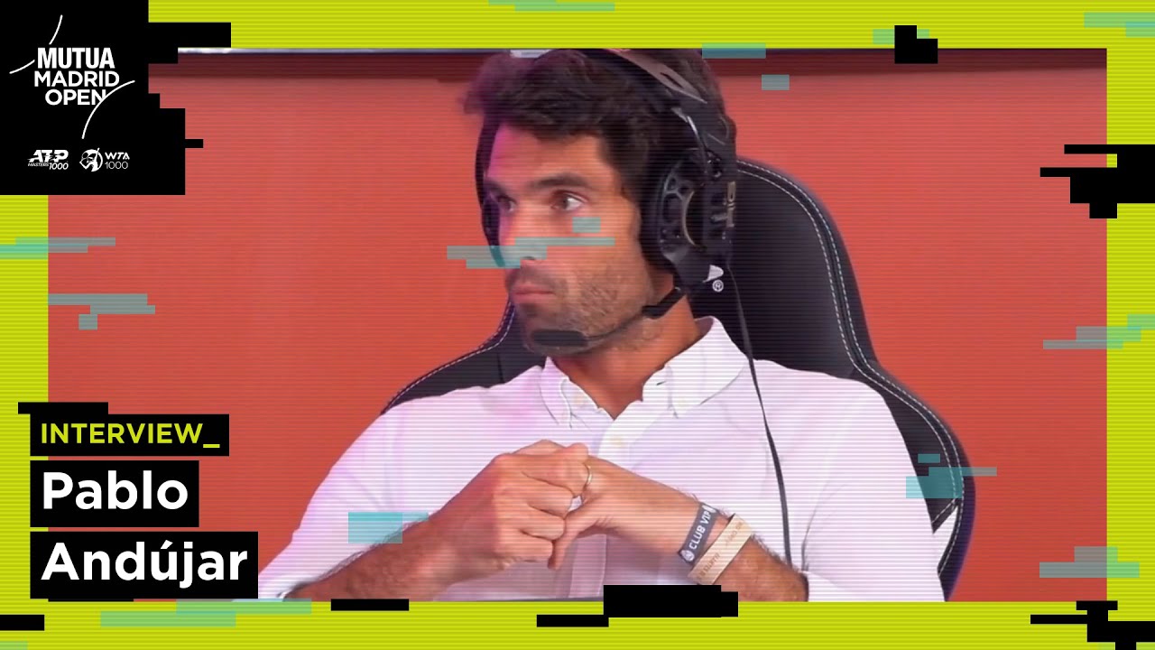 ENTREVISTA a Pablo Andújar en el MUTUA MADRID OPEN 2023 - YouTube