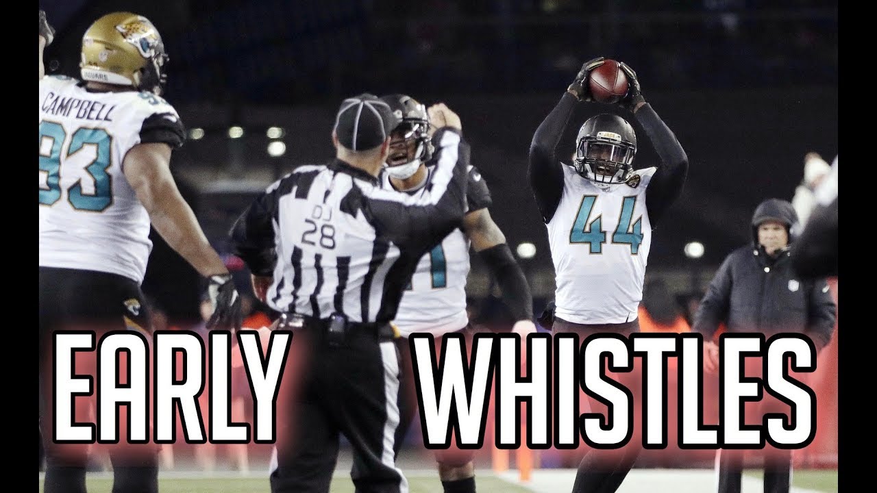 NFL Early Whistles || HD (Plays Called Dead Early) - YouTube