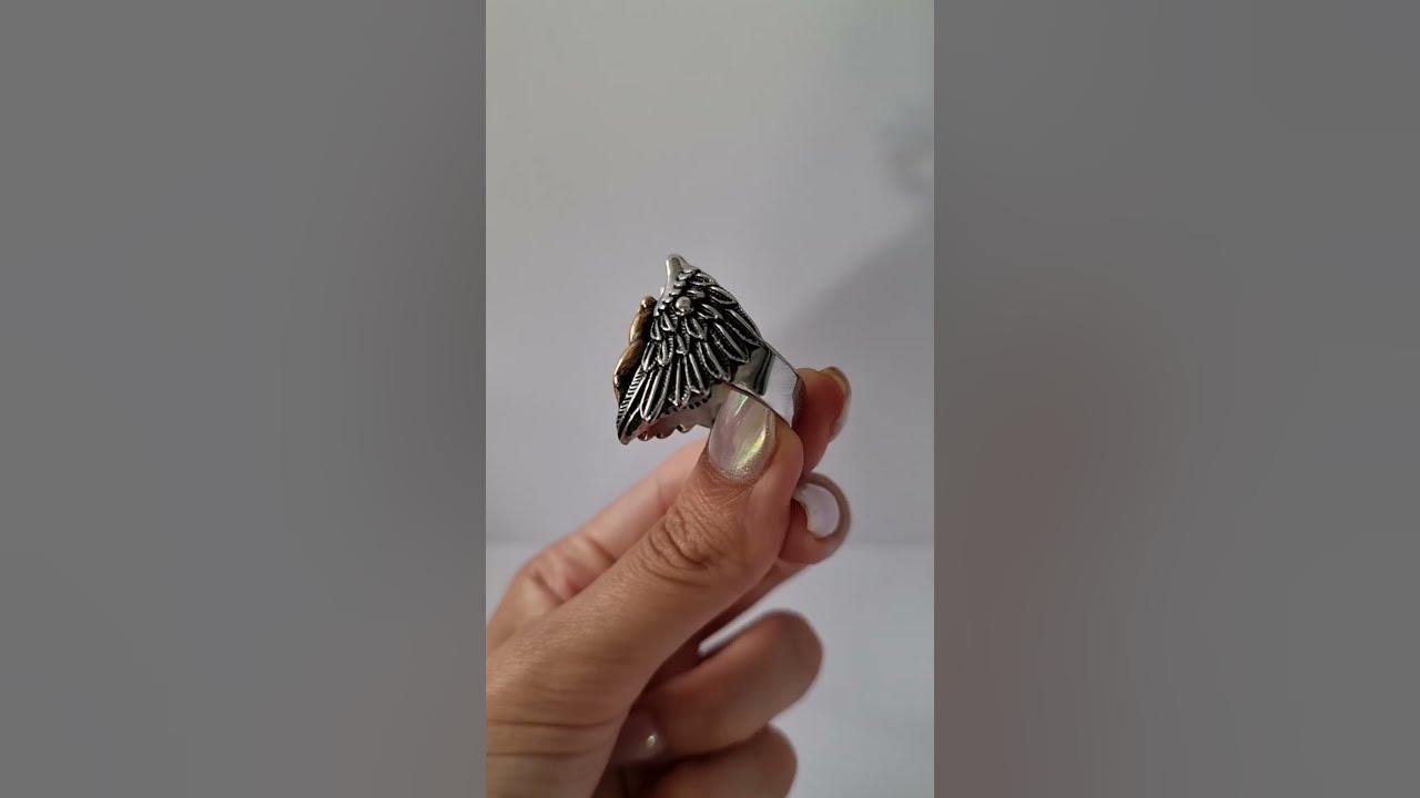 anillo valkirya acero 316L - YouTube