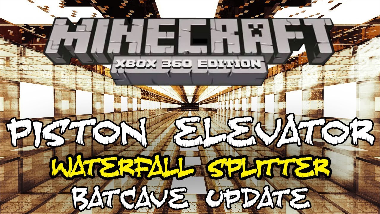Minecraft Xbox: Up/Down Elevator, Waterfall splitter door, More - YouTube