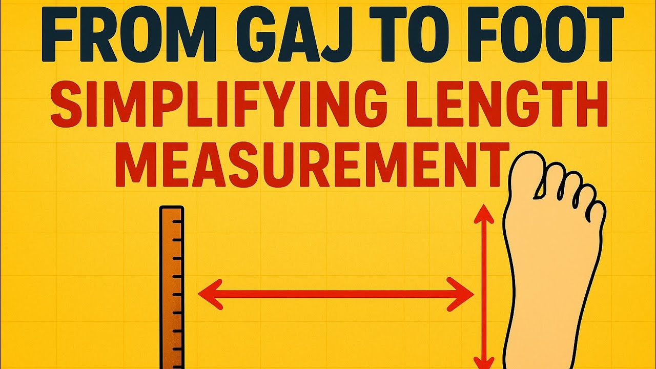 "From Gaj to Foot: Simplifying Length Measurement"#maths - YouTube
