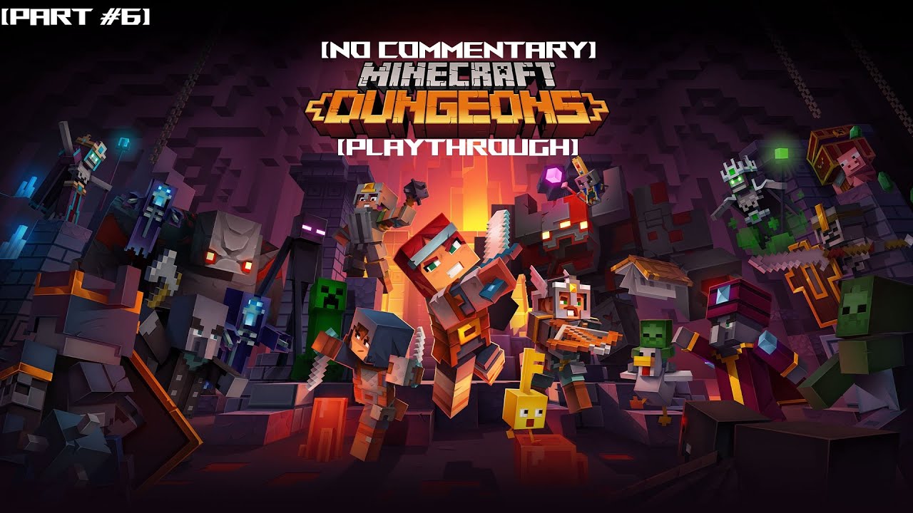 Minecraft Dungeons Playthrough | [Part #6] | Monster Mob Party At Cacti ...
