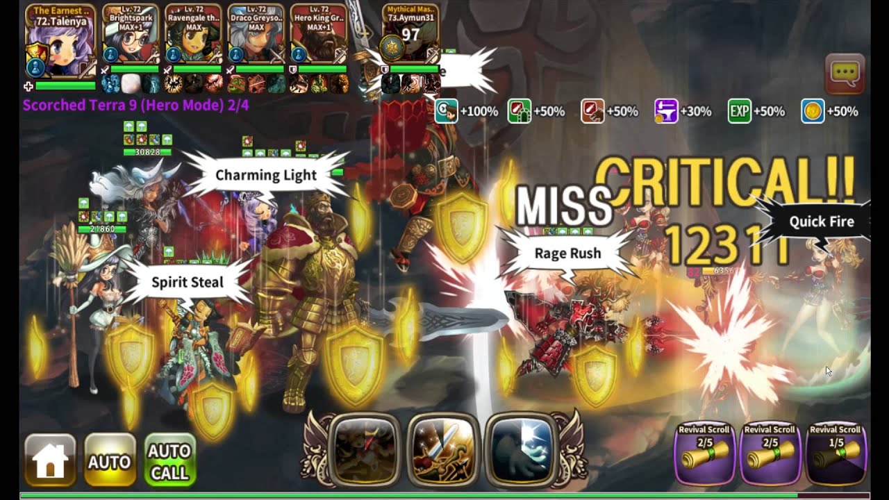 Fundroid - Dragon Blaze Eng - 7 Ragnarok Hero Mode Attempts - YouTube